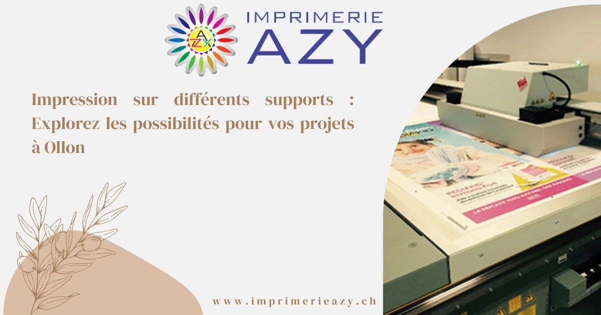 Impression sur différents supports : Explorez les possibilités